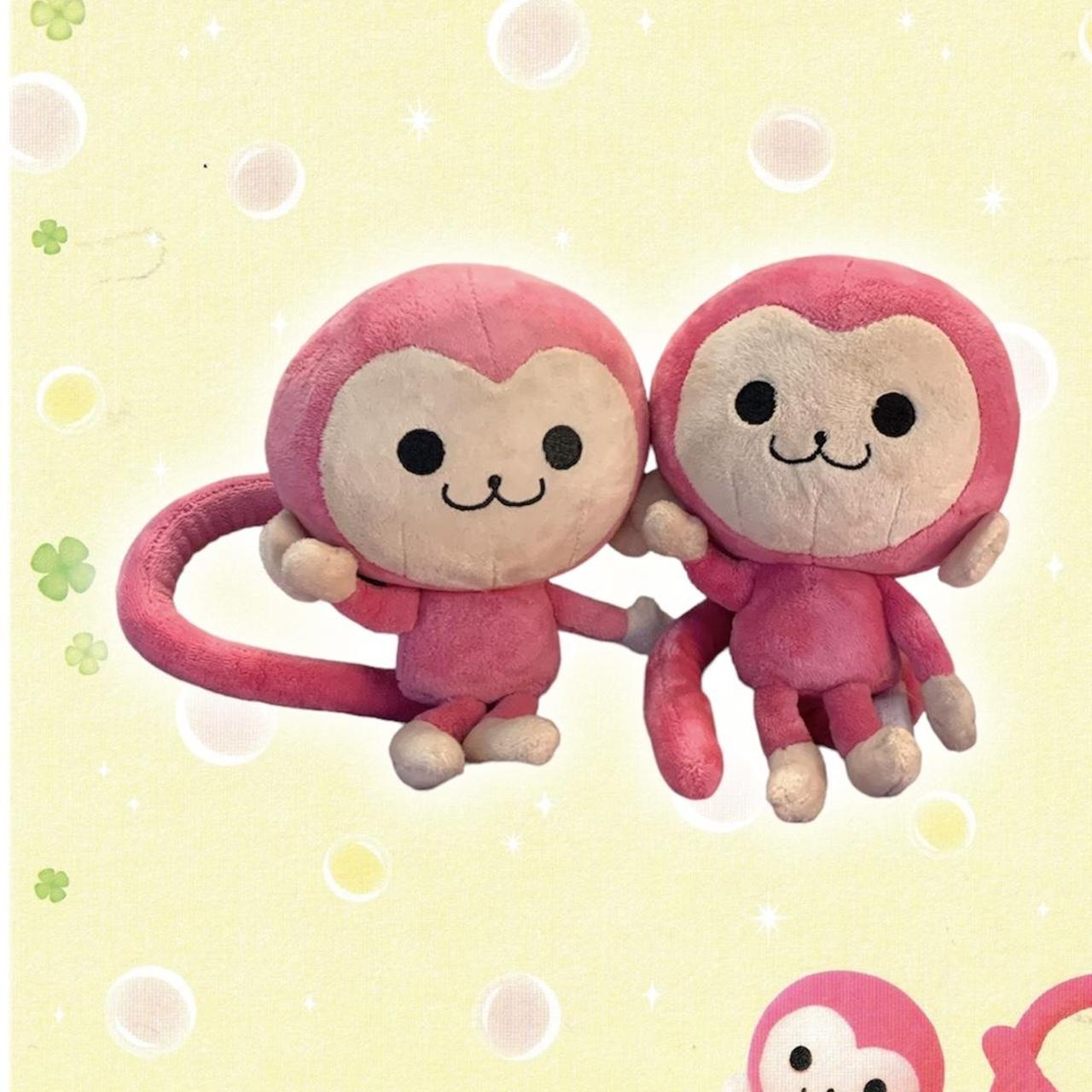 pinky monkey plushie 🙈💝 super cute and in top... - Depop
