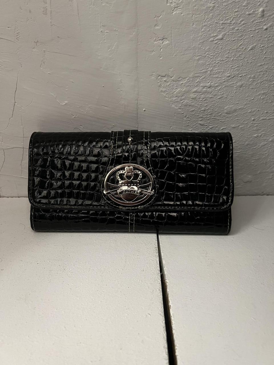 Kathy van zeeland black hand wallet - Depop