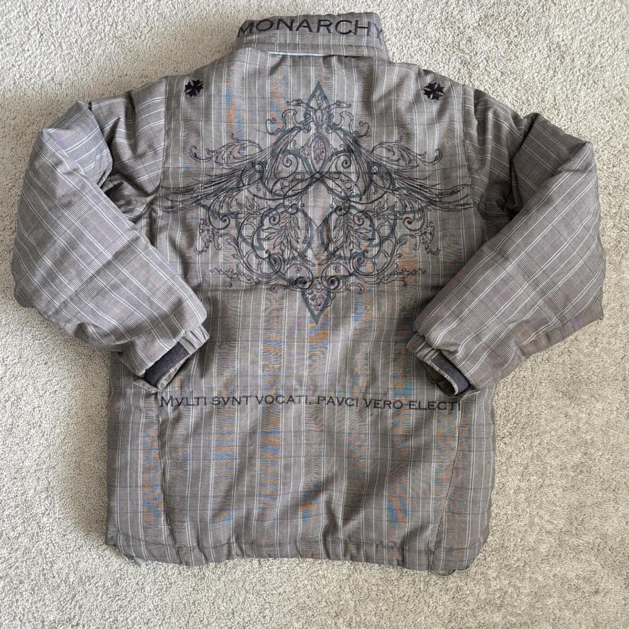 Rare Monarchy puffer jacket size: Medium Embroidery... | Depop