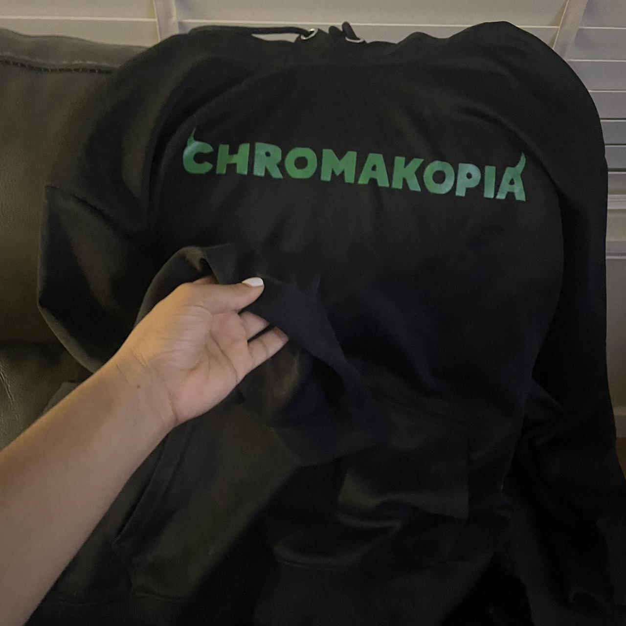 Black and green Chromakopia hoodie #streetwear | Depop