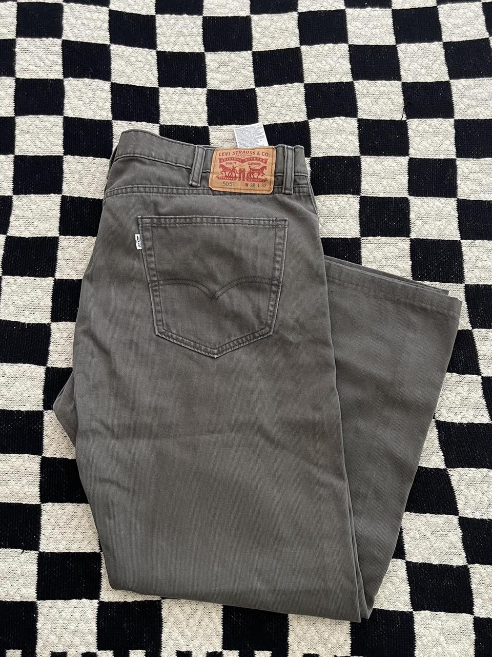 Levi’s 505 Grey size: W 38 L 32 - Depop