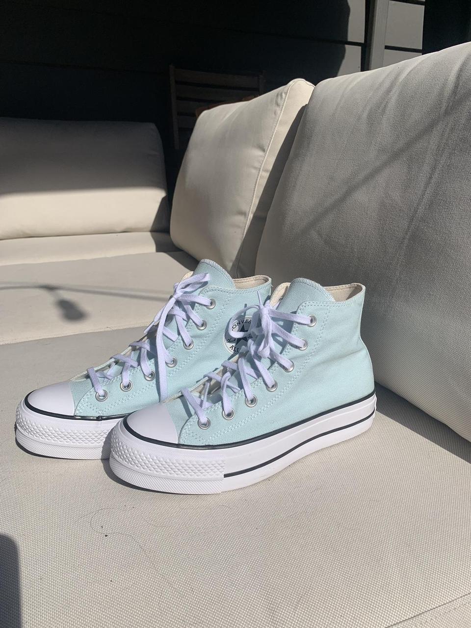 Brand new light blue “Chuck Taylor All Star Lift... - Depop