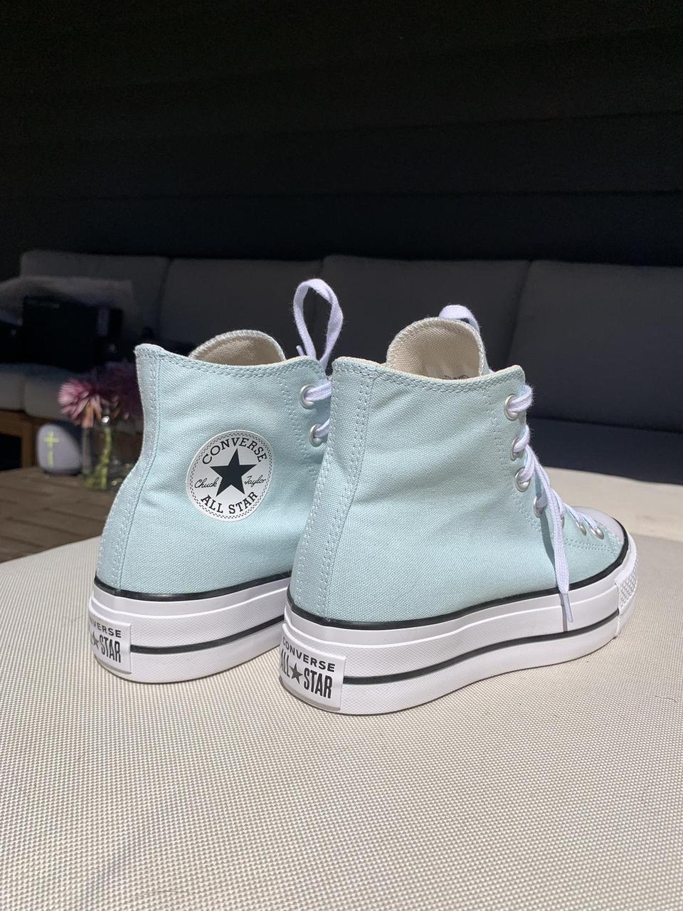Brand new light blue “Chuck Taylor All Star Lift... - Depop