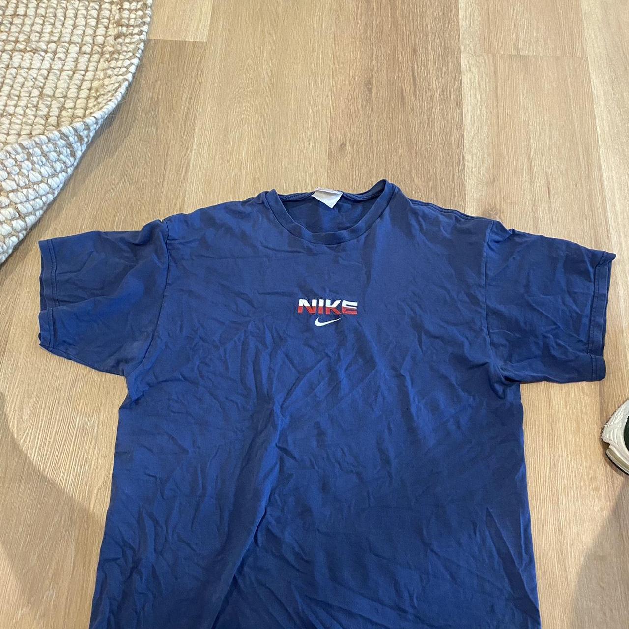 Vintage style Nike Tee L Worn in a bit around the... - Depop