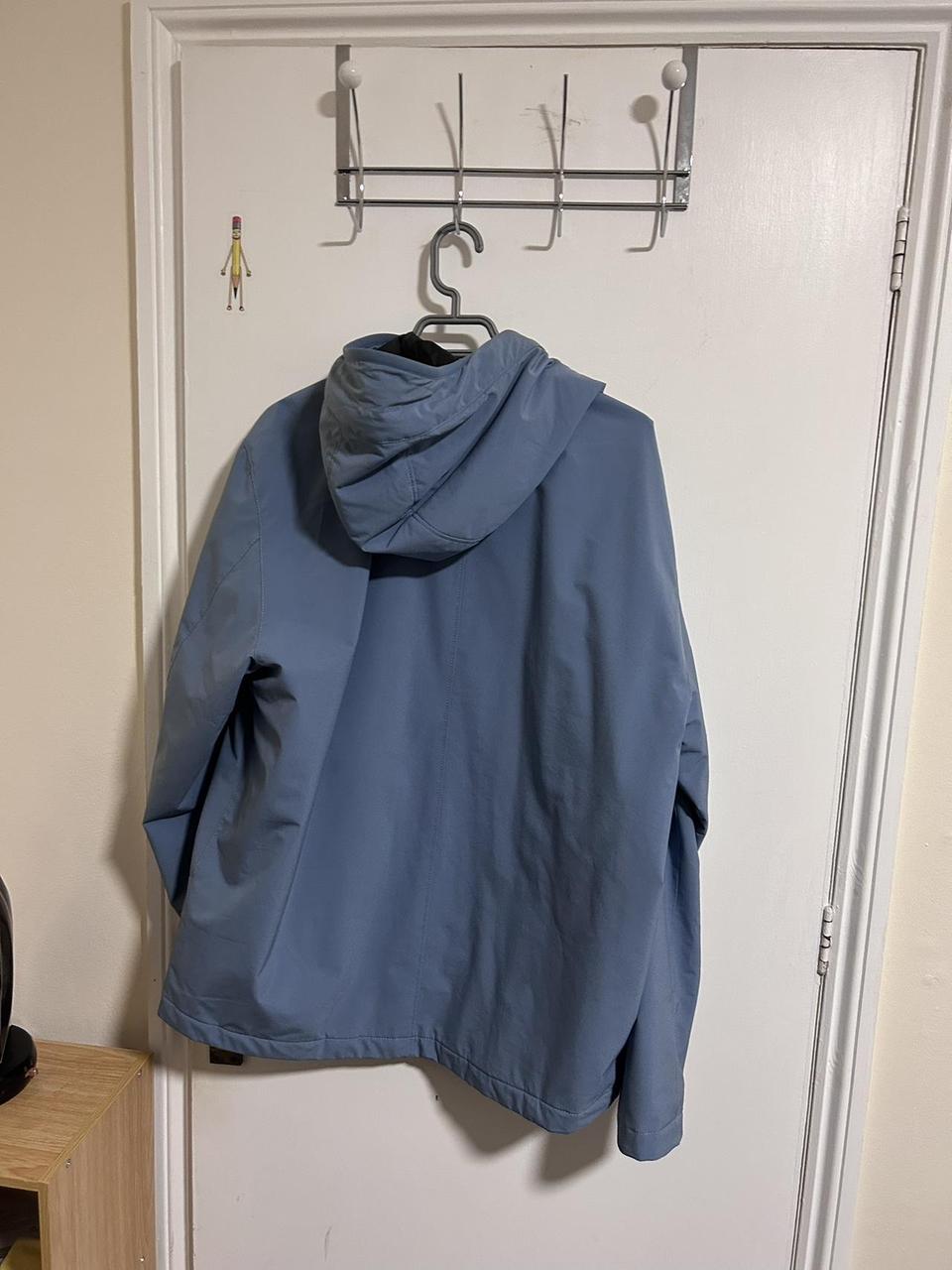 Stone Island Soft Shell-R Pastel Blue jacket. Like... - Depop