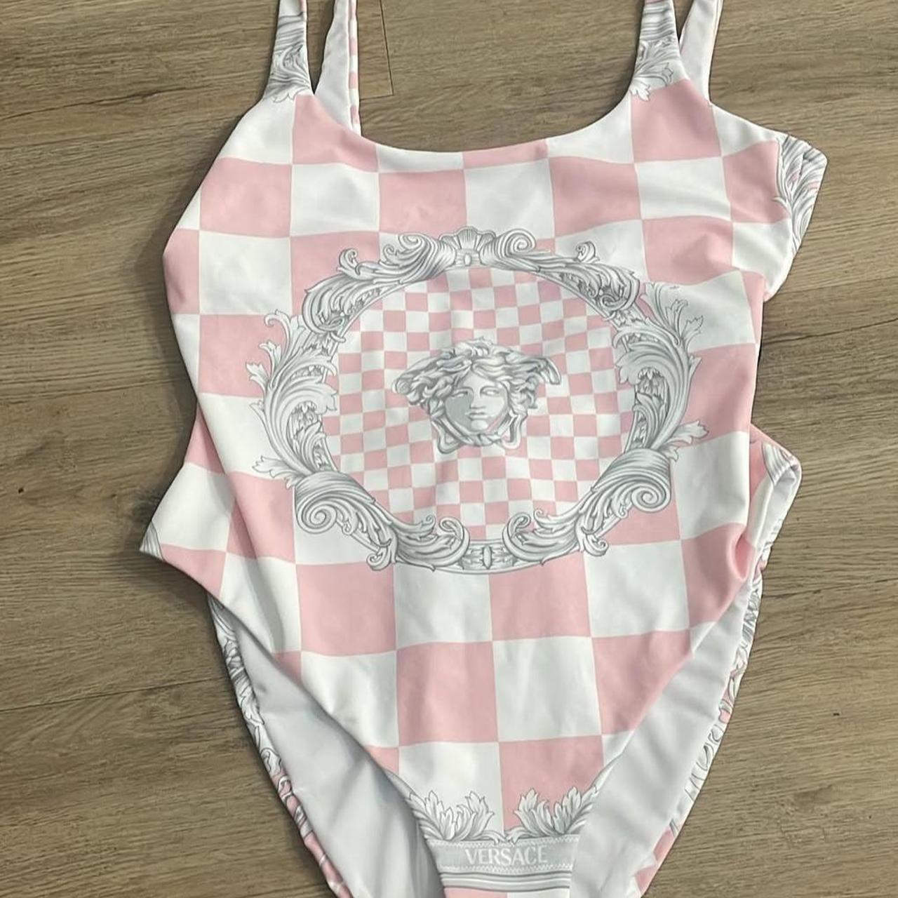 Versace bathing suit worn once size medium | Depop