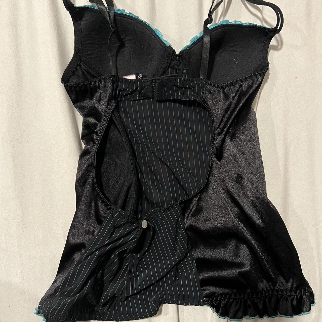 Morbid threads 32a cup top #scene #mallgoth #emo... | Depop