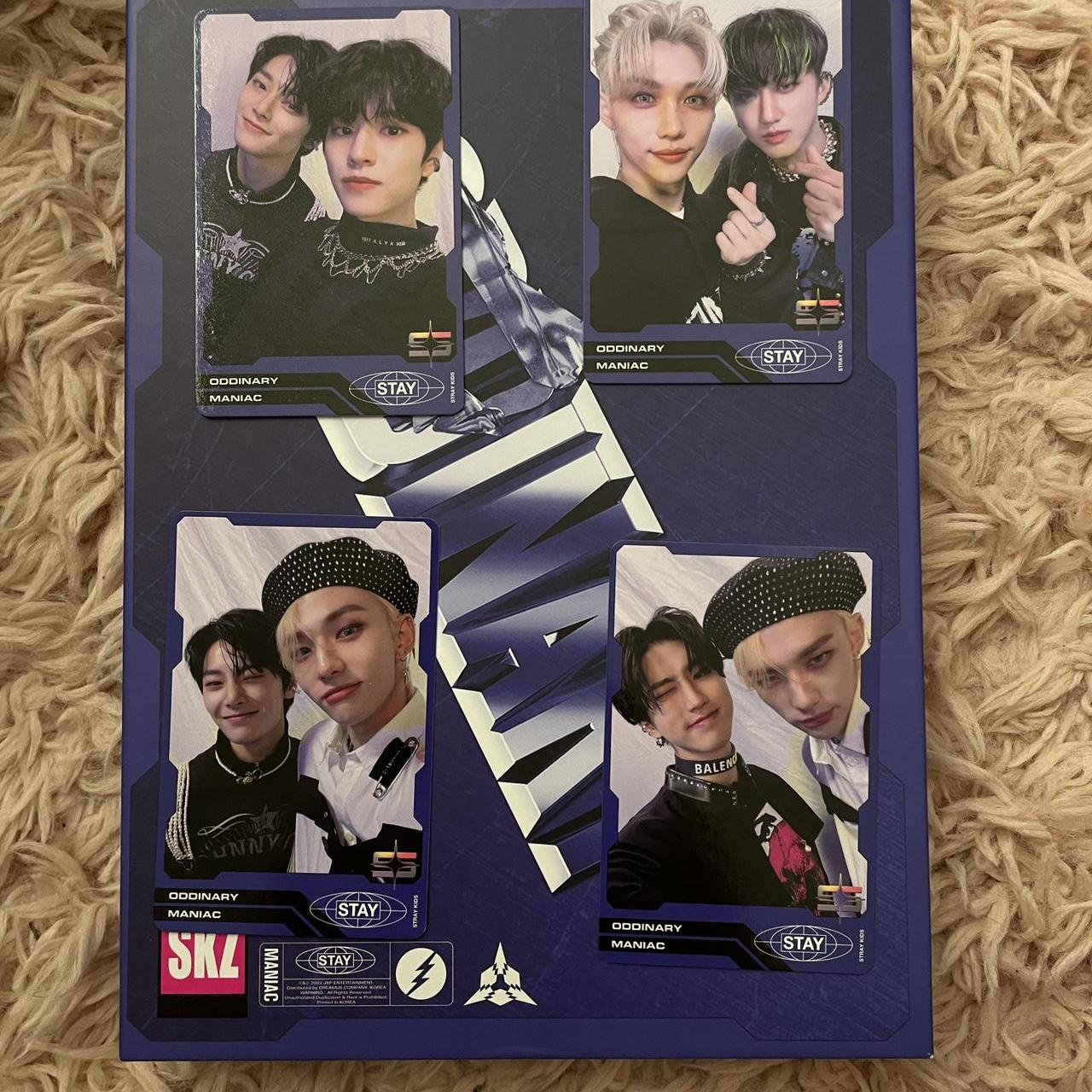 STRAY KIDS ODDINARY blue version kpop album with... | Depop