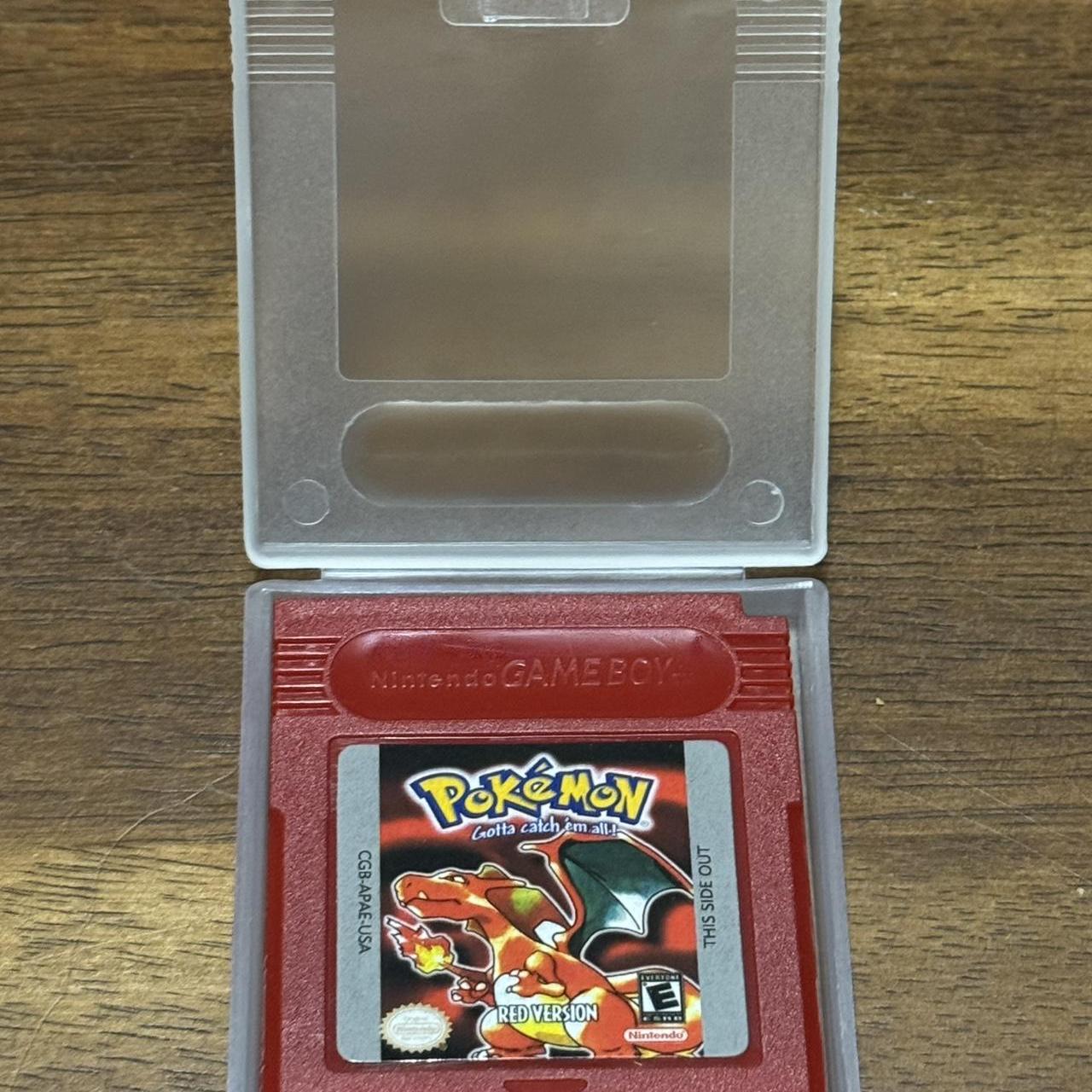 Pokémon Red Game Boy cartridge, complete with... | Depop