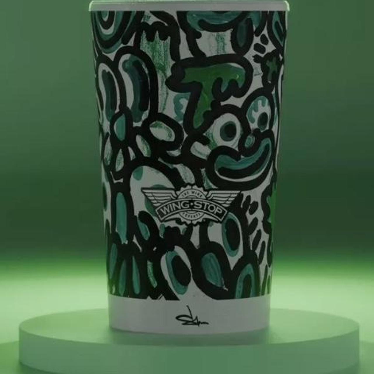 SLAWN X WINGSTOP MILKSHAKE CUP - OLAOLUSLAWN - BRAND... - Depop