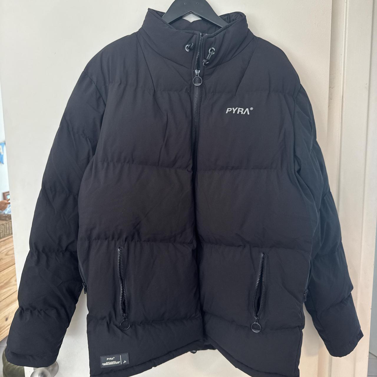 Brand new Black Pyra puffer jacket never worn... | Depop