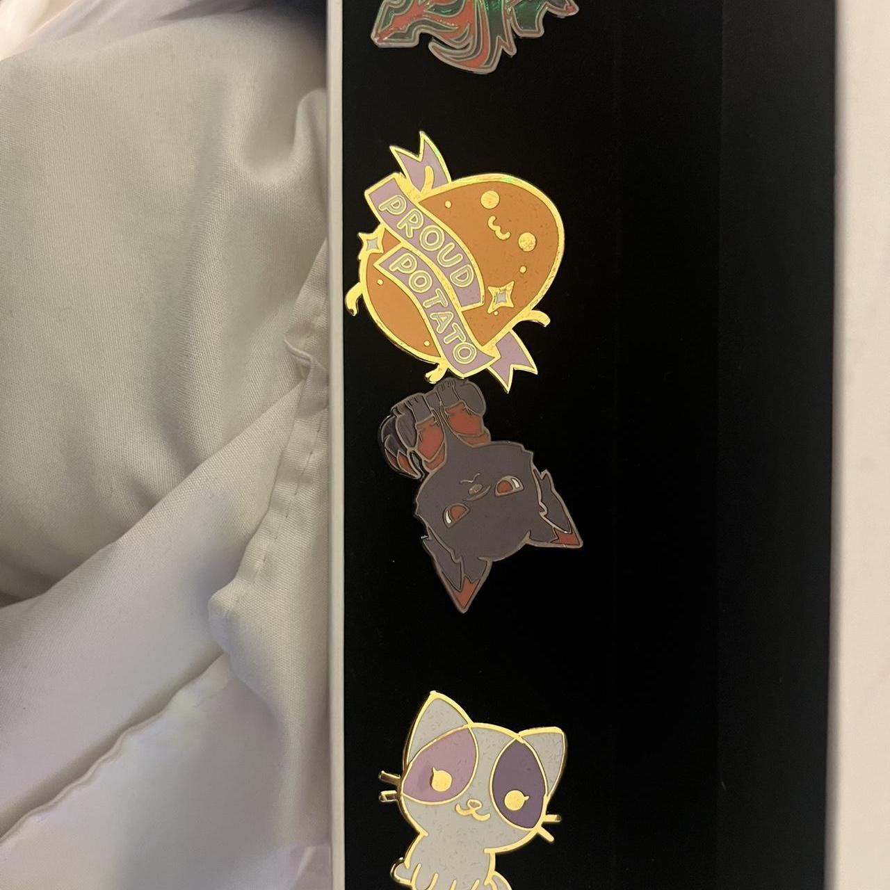 Aphmau pin set all 4 with the box included - these... | Depop