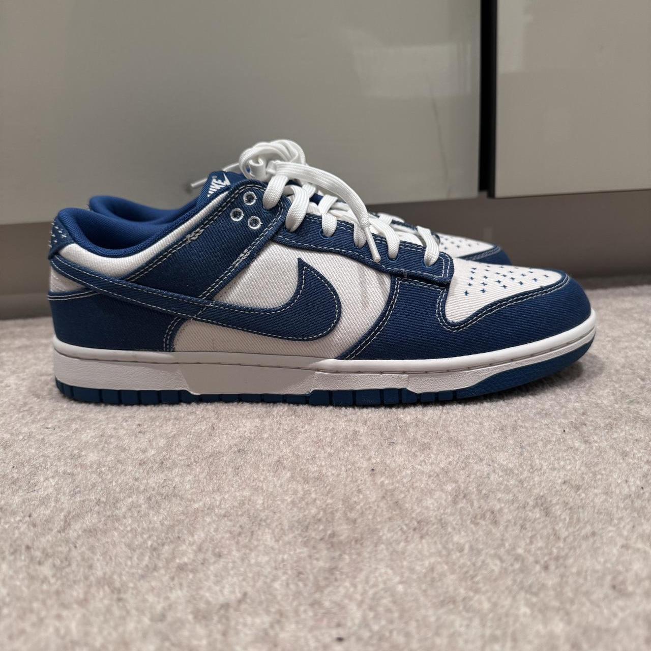 Nike Dunks Low Retro SE Summit White/Industrial... - Depop