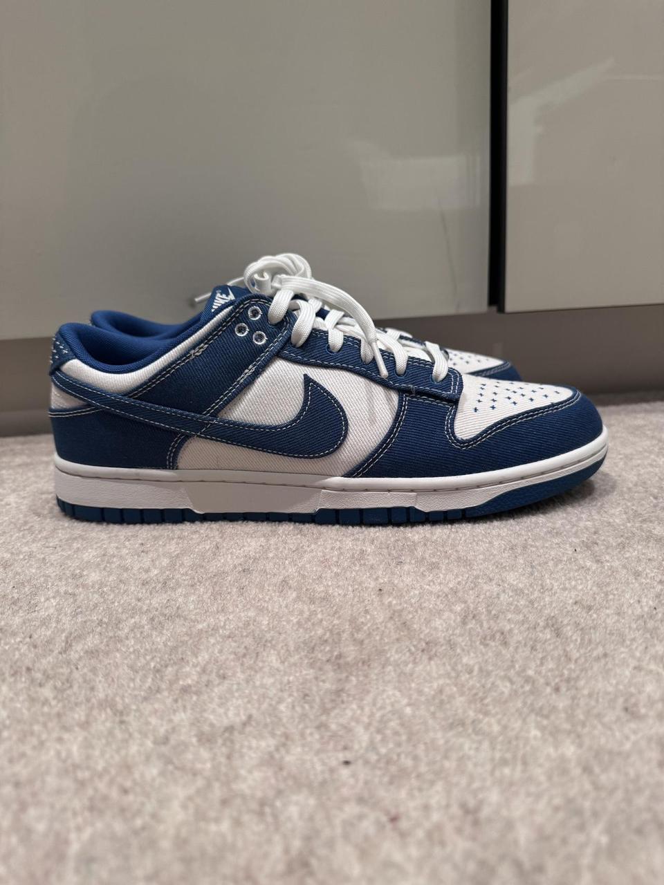 Nike Dunks Low Retro SE Summit White/Industrial... - Depop