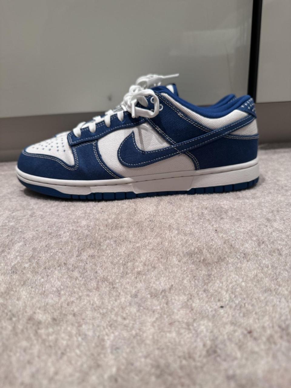 Nike Dunks Low Retro SE Summit White/Industrial... - Depop