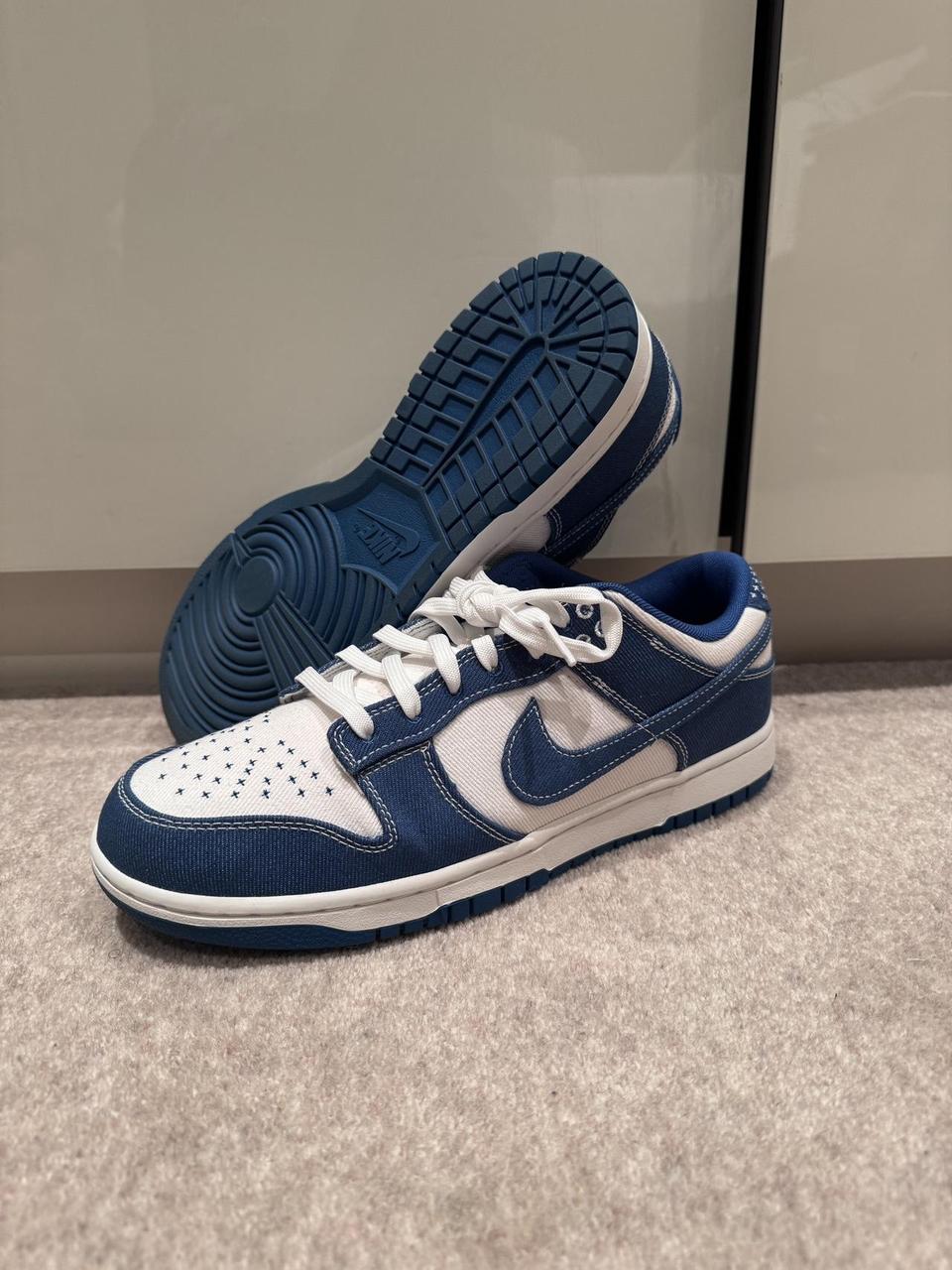 Nike Dunks Low Retro SE Summit White/Industrial... - Depop