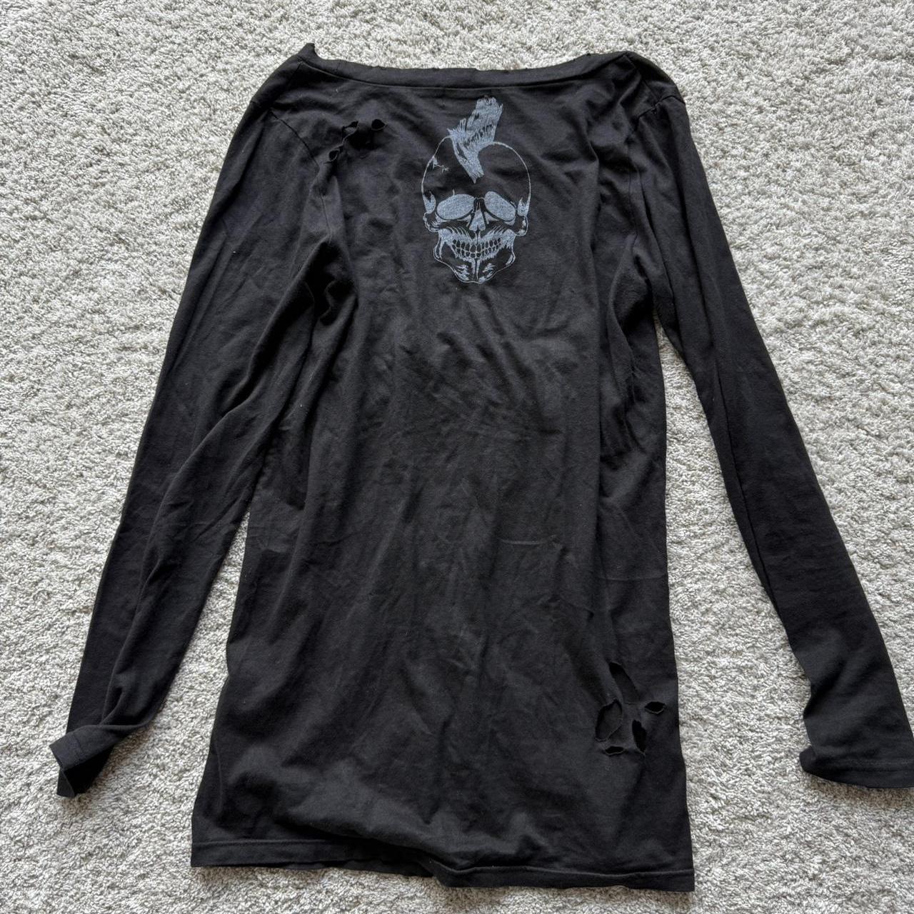 Vintage Glad News Y2K Safety Pin Cross Long... | Depop