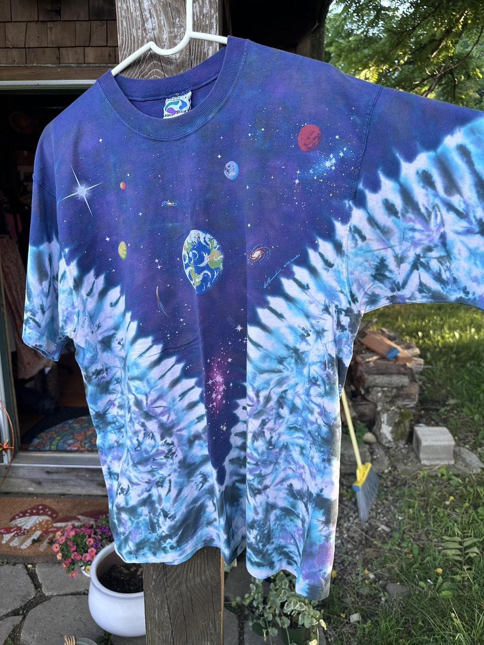 Vintage Liquid Blue 1992 Made In USA Single Stitch... - Depop