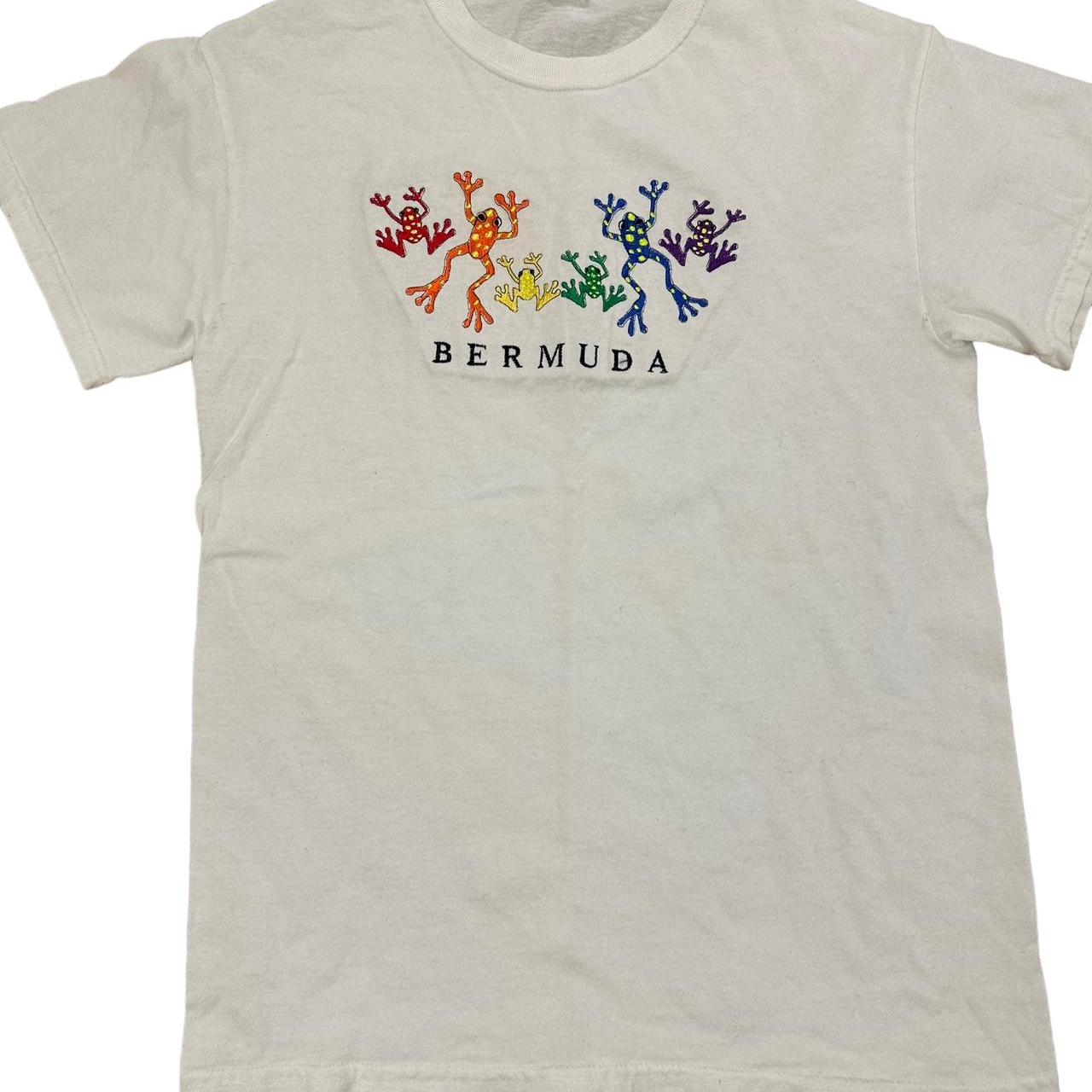 Vintage Bermuda Embroidered Shirt #travel #vintage... - Depop