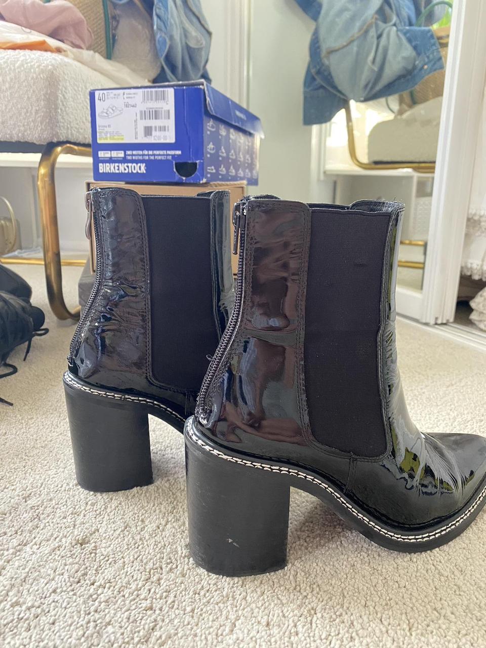 Size 40 Jo Mercer Black Leather Boots 🖤 Worn a... - Depop