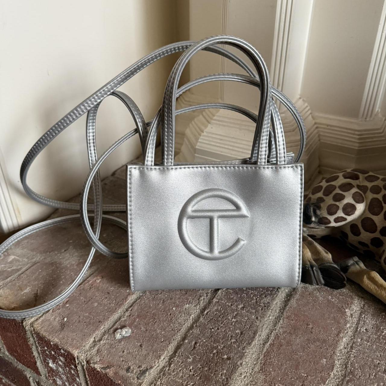 Small Silver telfar | Depop