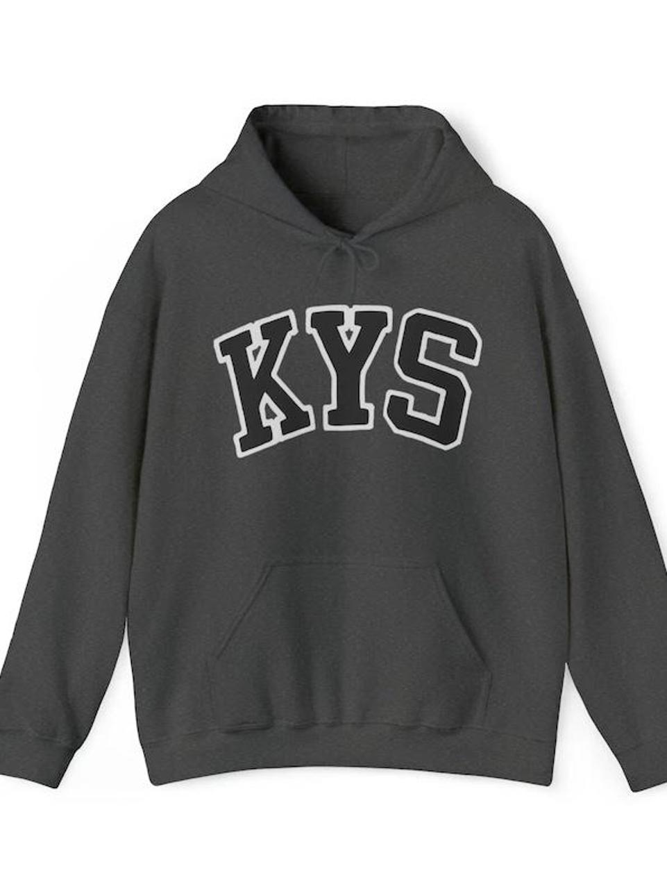 'KYS' HOODIE available in these colors printed on... - Depop