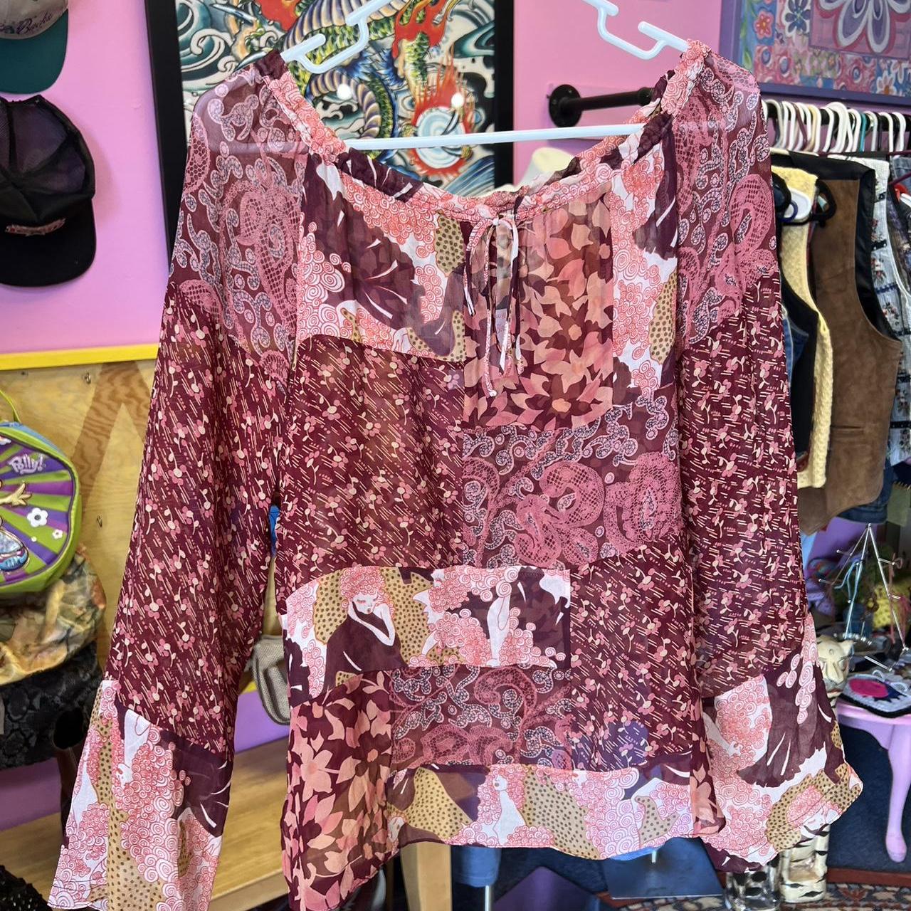 ECI new york sheet flowy floral/girls patchwork long... | Depop