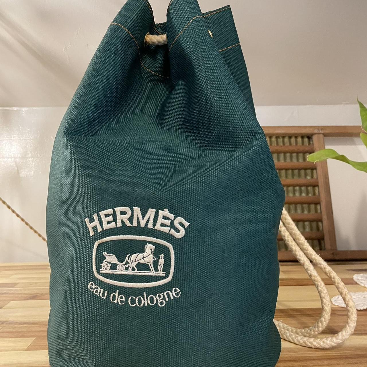 Authentic Hermes Eau de Cologne - Canvas rope mini... | Depop