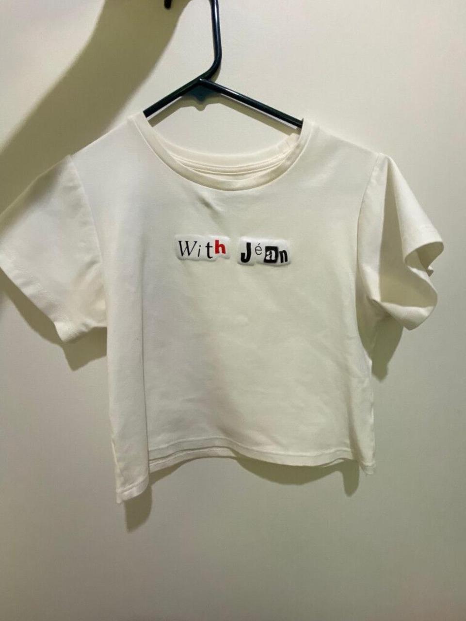 With Jean baby tee - Depop