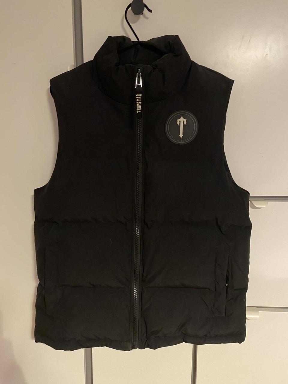 Trapstar Old season Irongate gilet Size S Black... - Depop