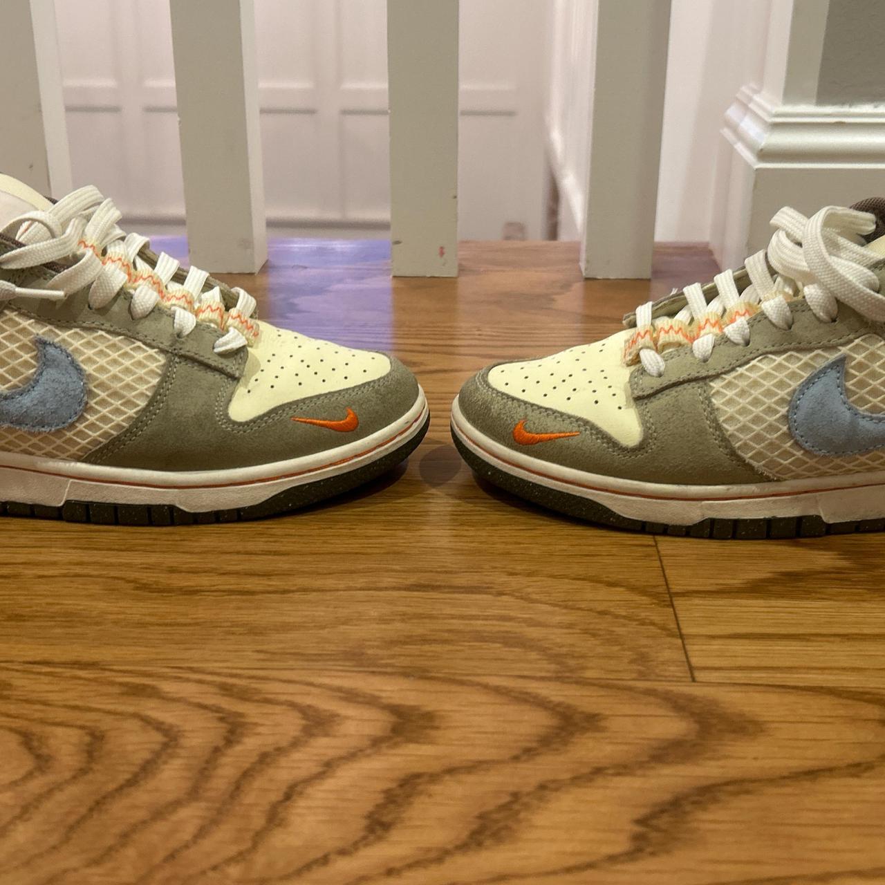 Size 7, Nike, cartoon dunks, used-good. Don’t have... | Depop