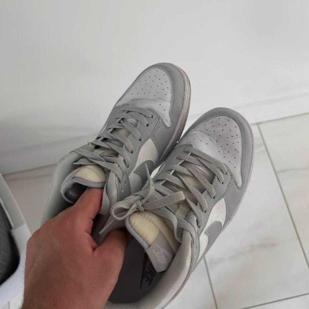 Nike grey fog dunks Size 8 mens Bought from JD... | Depop