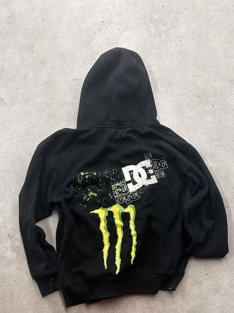 DC x Monster hoodie Noticable flaws • Tagged size... - Depop