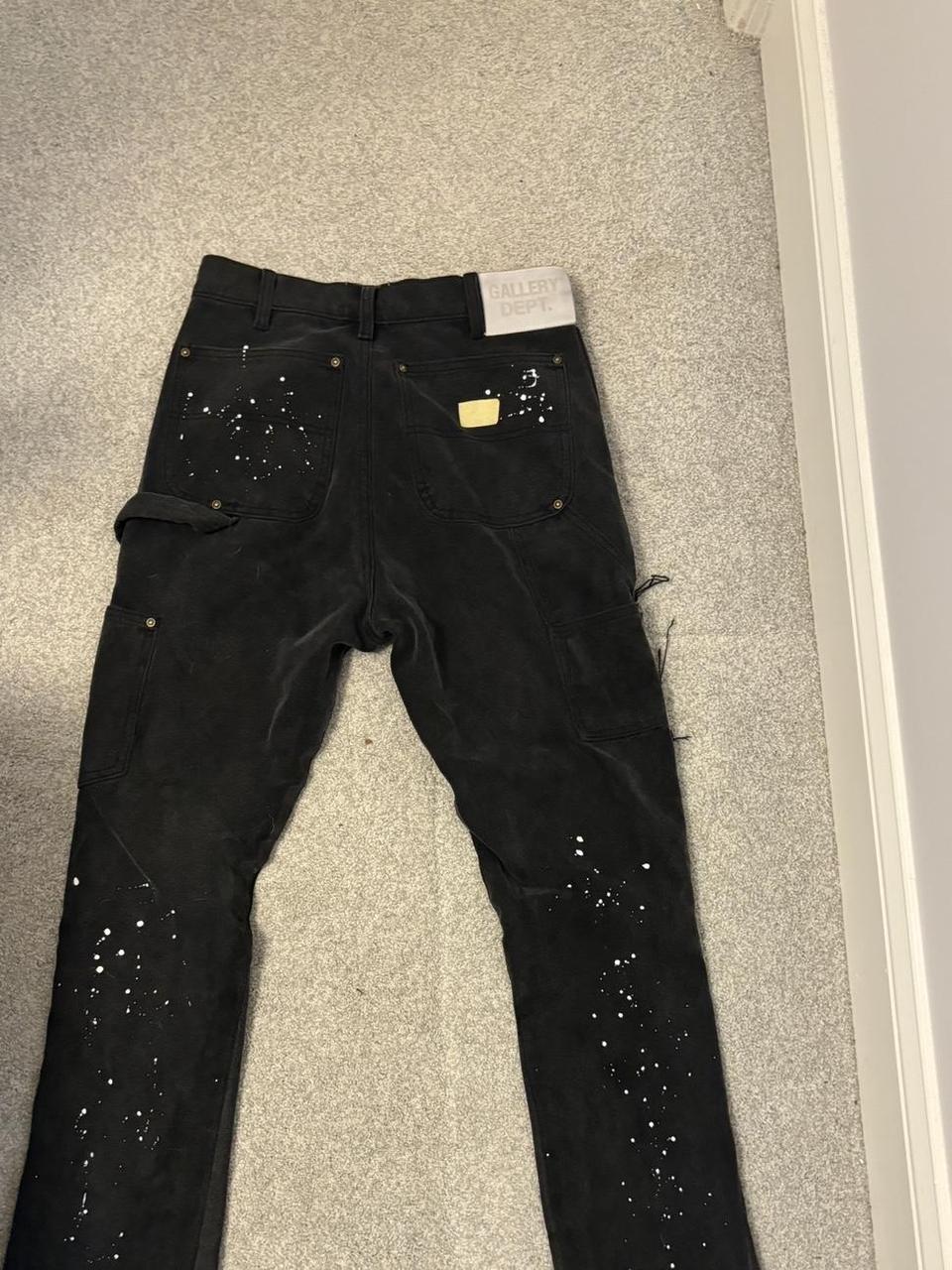 Black Gallery Dept Denim Flared Jeans - Depop