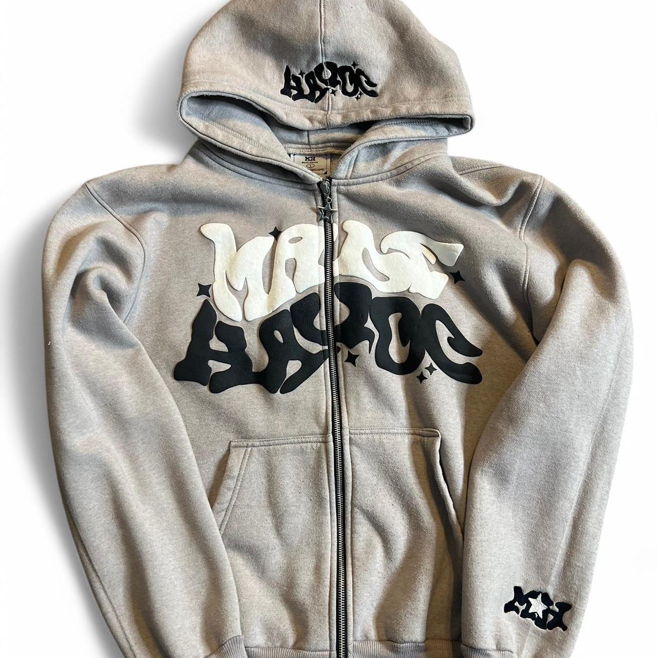 “Made Havoc” Zip Up Jacket: •Size: L •Great Preowned... | Depop