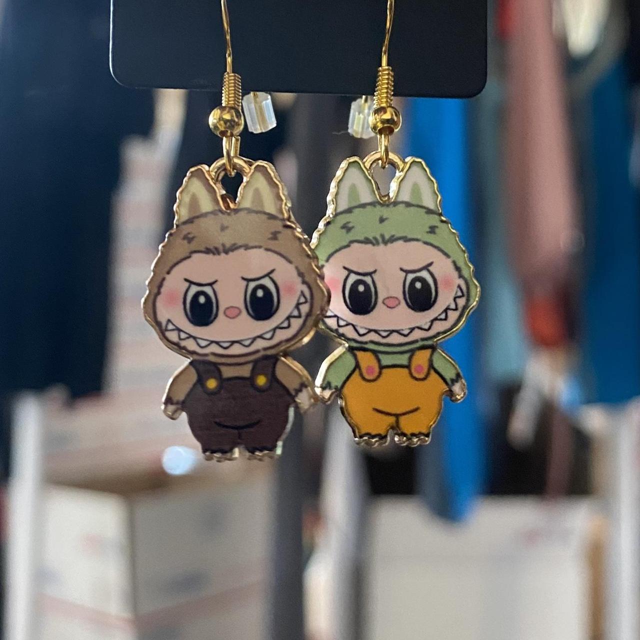 Labubu earrings #jewelry #earrings #labubu New... | Depop