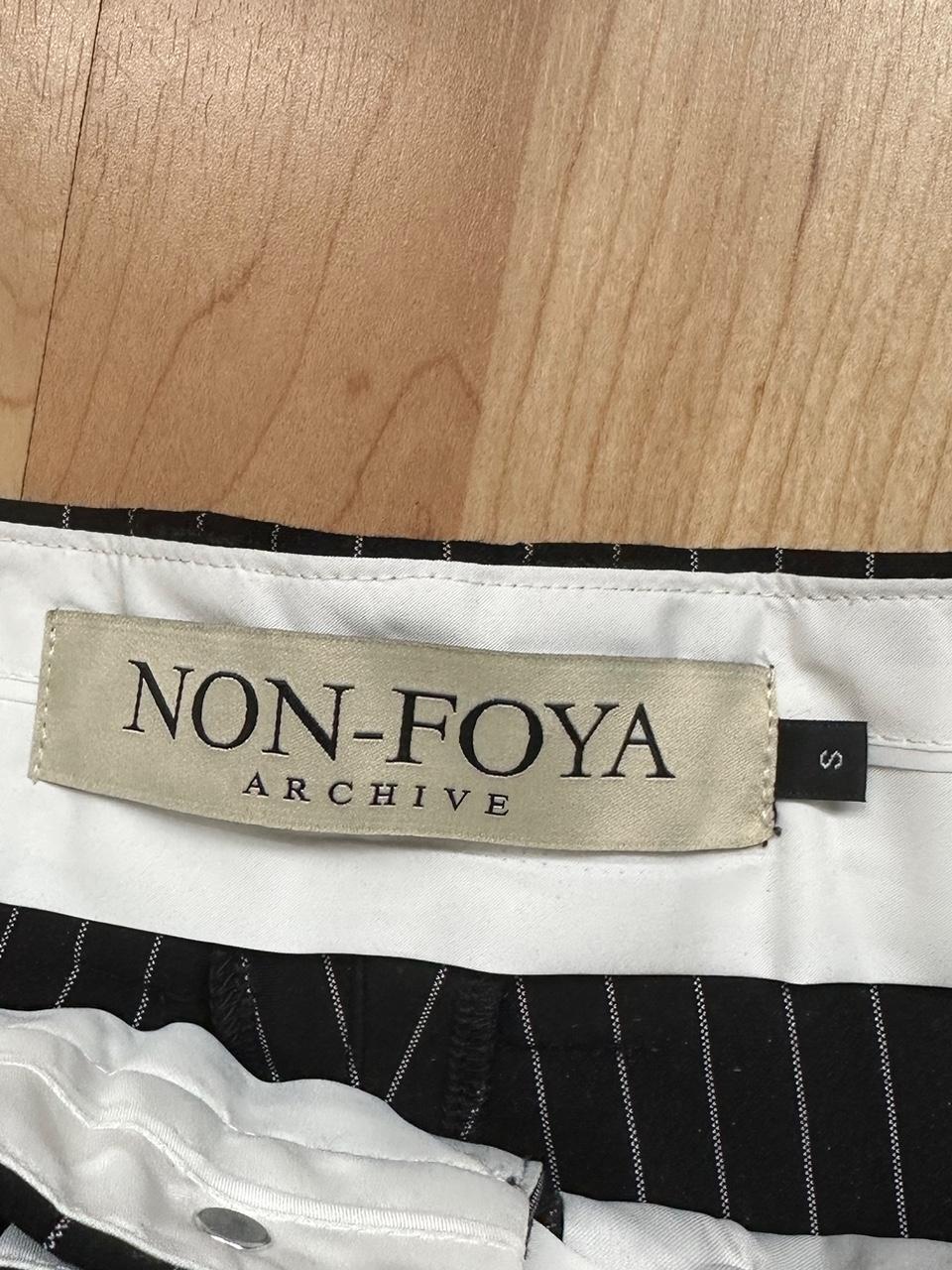 Non Foya Wide Leg Pinstripe Trousers. Worn once and... - Depop