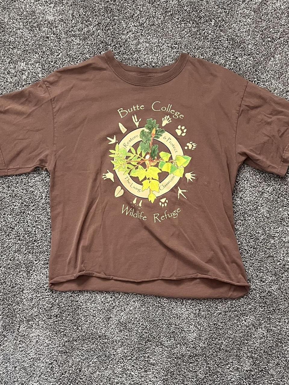 Vintage Butte College Wildlife Refuge shirt Men’s... - Depop