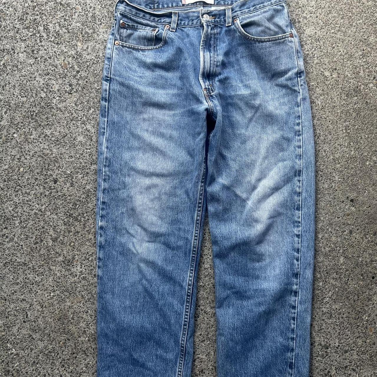 Clean faded wash Levi jeans 34x32 | Depop