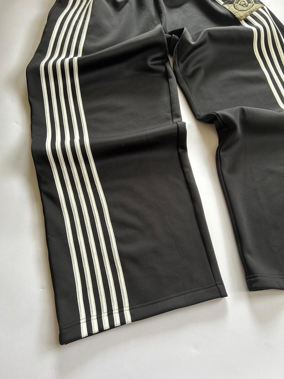 MadeFromBane small heavyweight striped track pants.... - Depop