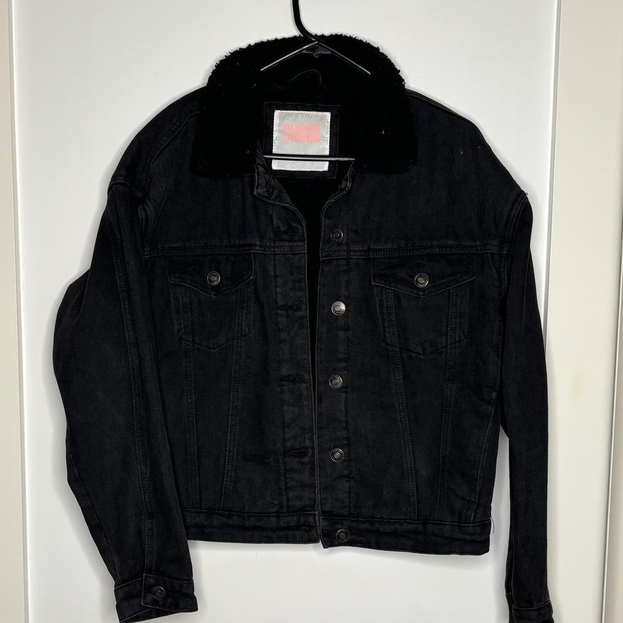 SUPRE DENIM FLEECE LINED JACKET | Depop