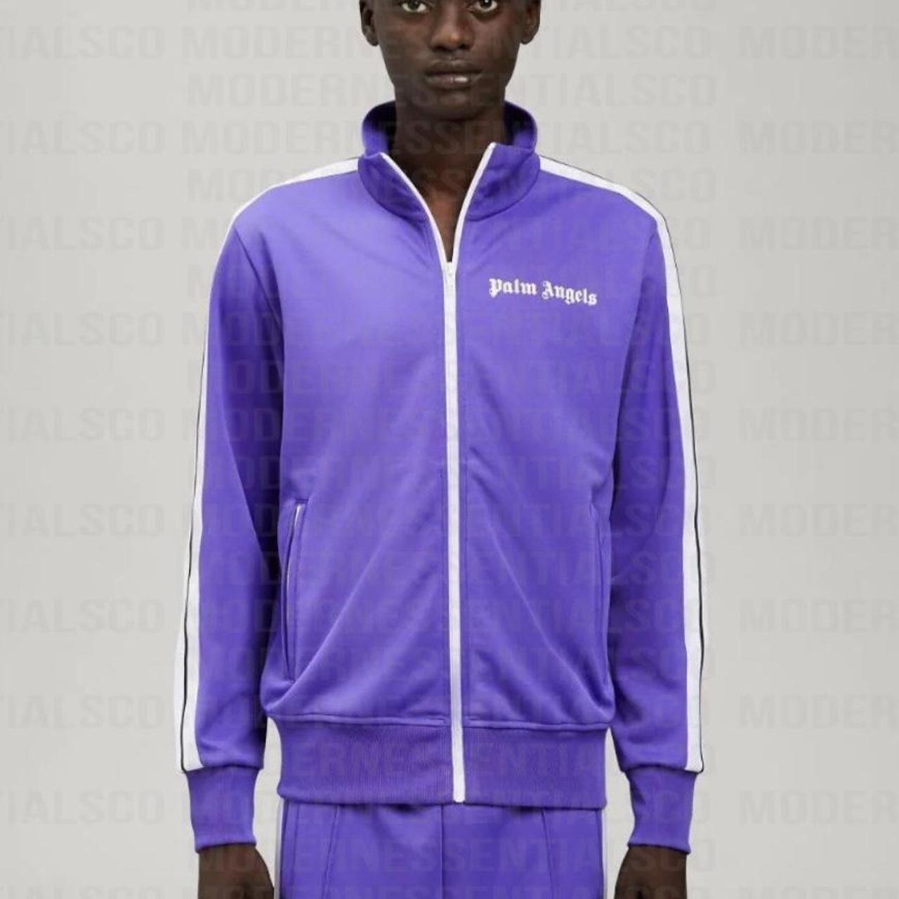 Purple Palm Angels – Authentic Track Suit Top 🌴... | Depop