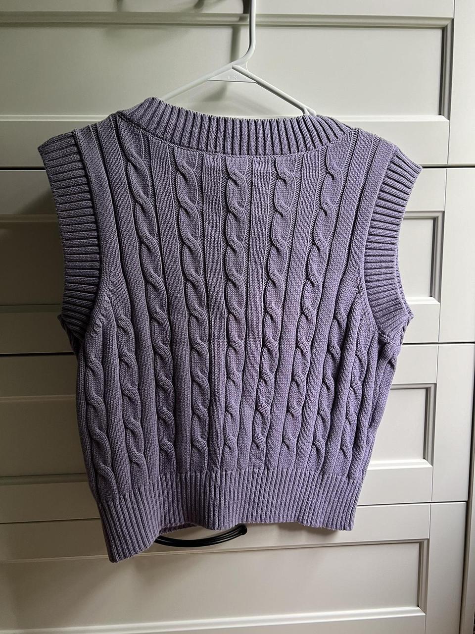 Forever 21 Purple sweater vest! It’s NWOT and sort... - Depop