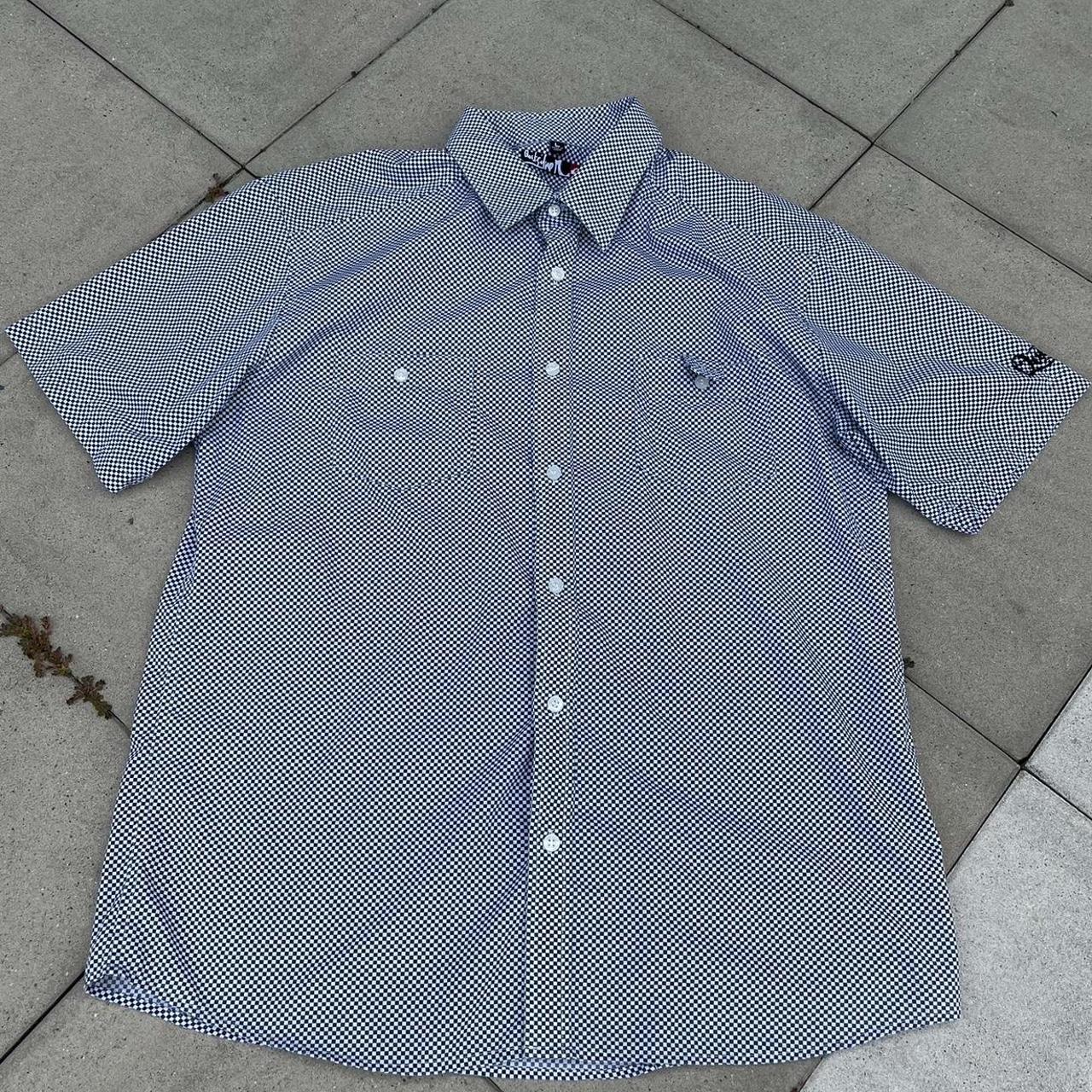 Vintage quicksilver button up Checked pattern size... | Depop