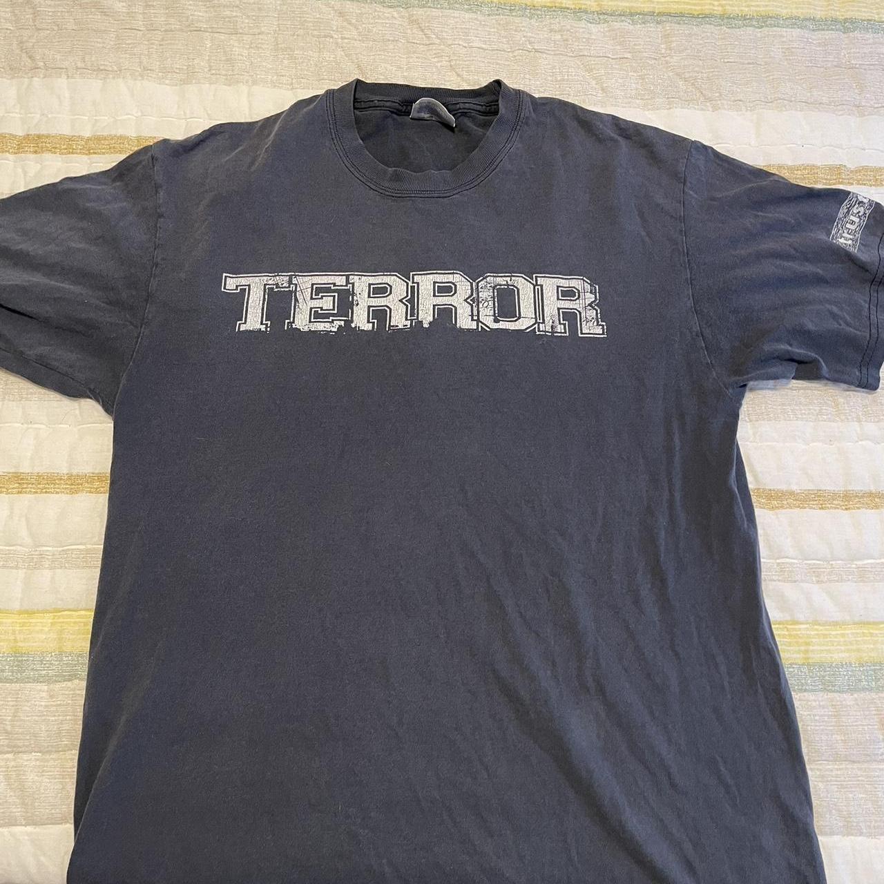 Vintage Terror shirt from 2004 • trustkill logo on... - Depop