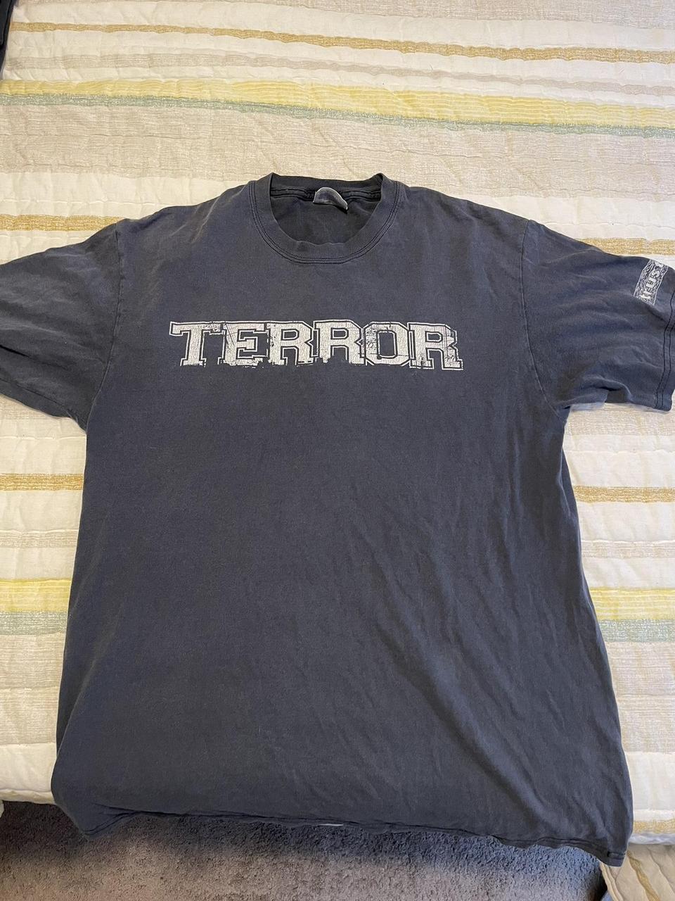 Vintage Terror shirt from 2004 • trustkill logo on... - Depop