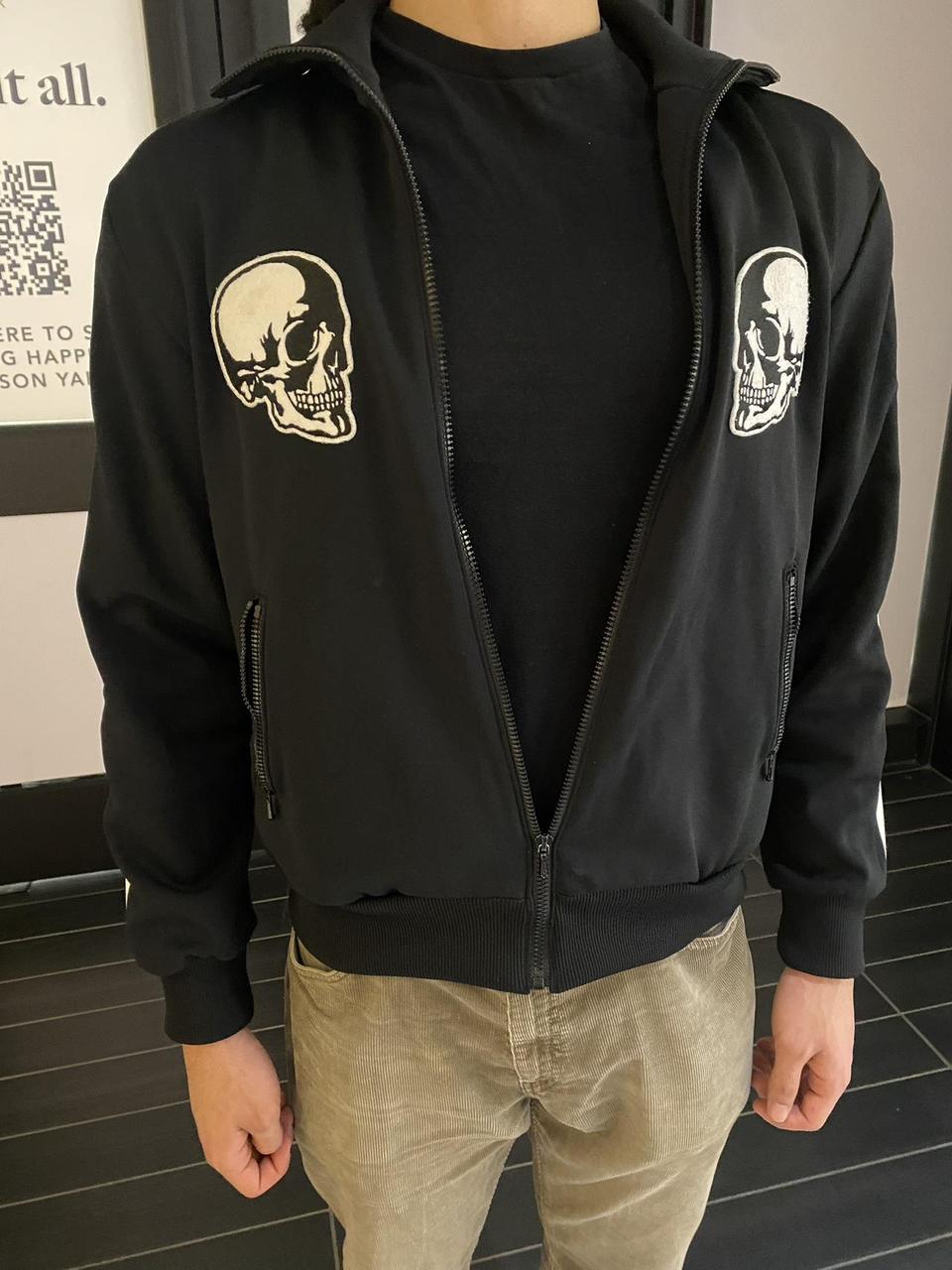 Number (N)ine Double Skull Track Jacket Size 4 very... - Depop
