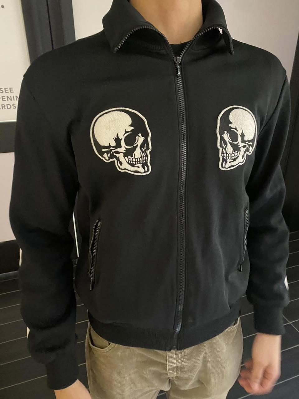 Number (N)ine Double Skull Track Jacket Size 4 very... - Depop