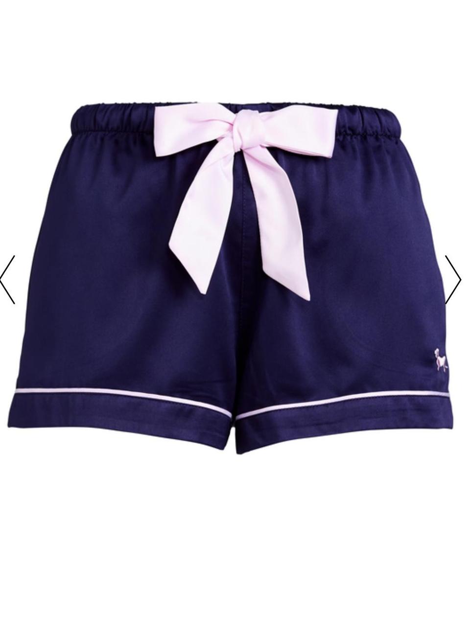 Peter Alexander satin pj set. Top and shorts are... - Depop