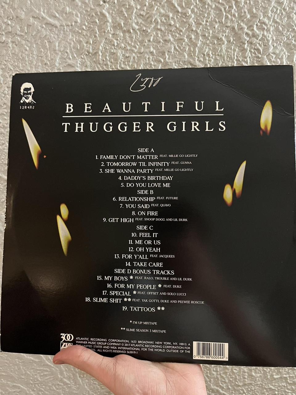 Young Thug Beautiful Thugger Girls 2x LP Gold Vinyl... - Depop